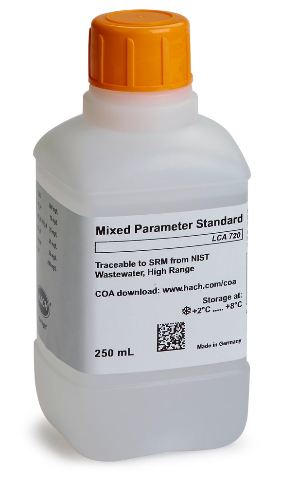 Addista Mixed-Parameter Standard, NIST, Wastewater, High Range | Hach UK Addista Mixed-Parameter Standard, NIST, Wastewater, High Range | Hach UK