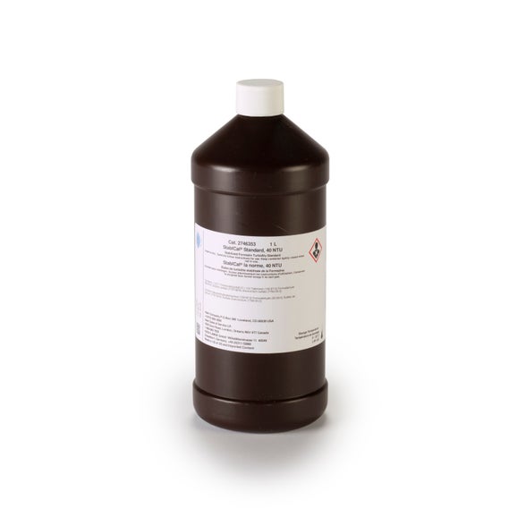 Stablcal, Turbidity Standard, 40.0 NTU, Bottle/1000 mL | Hach SEA Stablcal, Turbidity Standard, 40.0 NTU, Bottle/1000 mL | Hach SEA