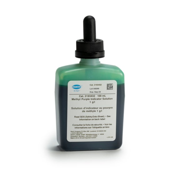 Methyl Purple Indicator Solution 100 Ml Mdb Hach