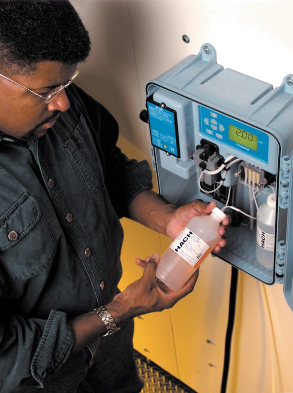 Cl17 Analyser For Total Chlorine Hach Uk