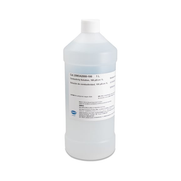Conductivity Solution, 100 µS/cm, 1 L | Hach