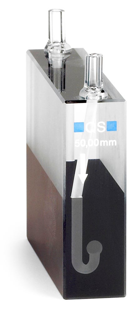 5cm x 1 cm Pour Through Cell, 370uL in Quartz glass | Hach SEA