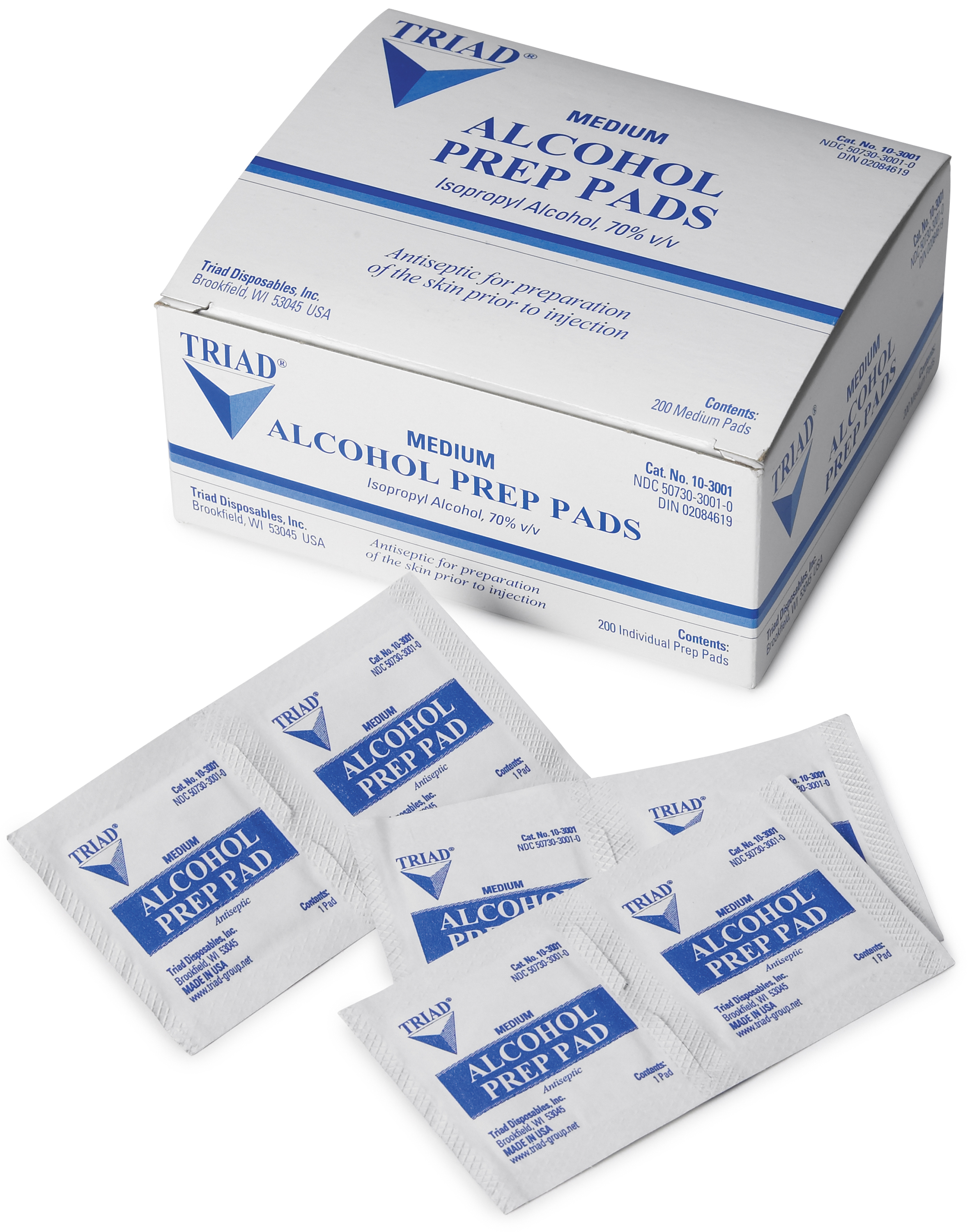 Alcohol Prep Pads 200 pk Hach