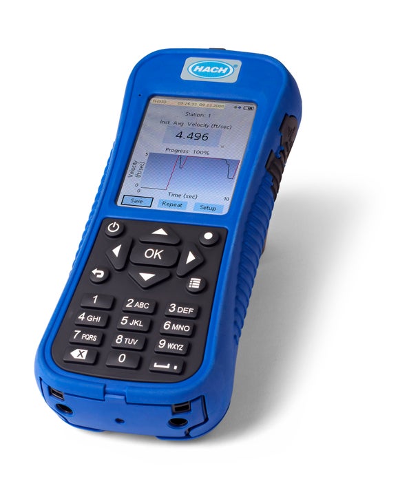 FH950 Portable Flow Meter (Velocity & Depth) System with 20' Cable | Hach
