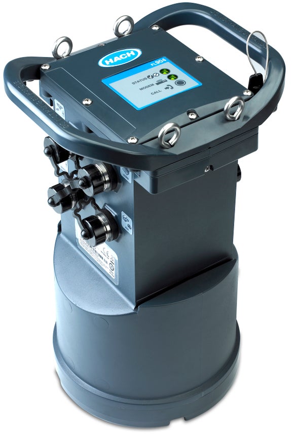 FL904 Flow Logger, 4 sensor ports, Wireless-Activated Verizon | Hach