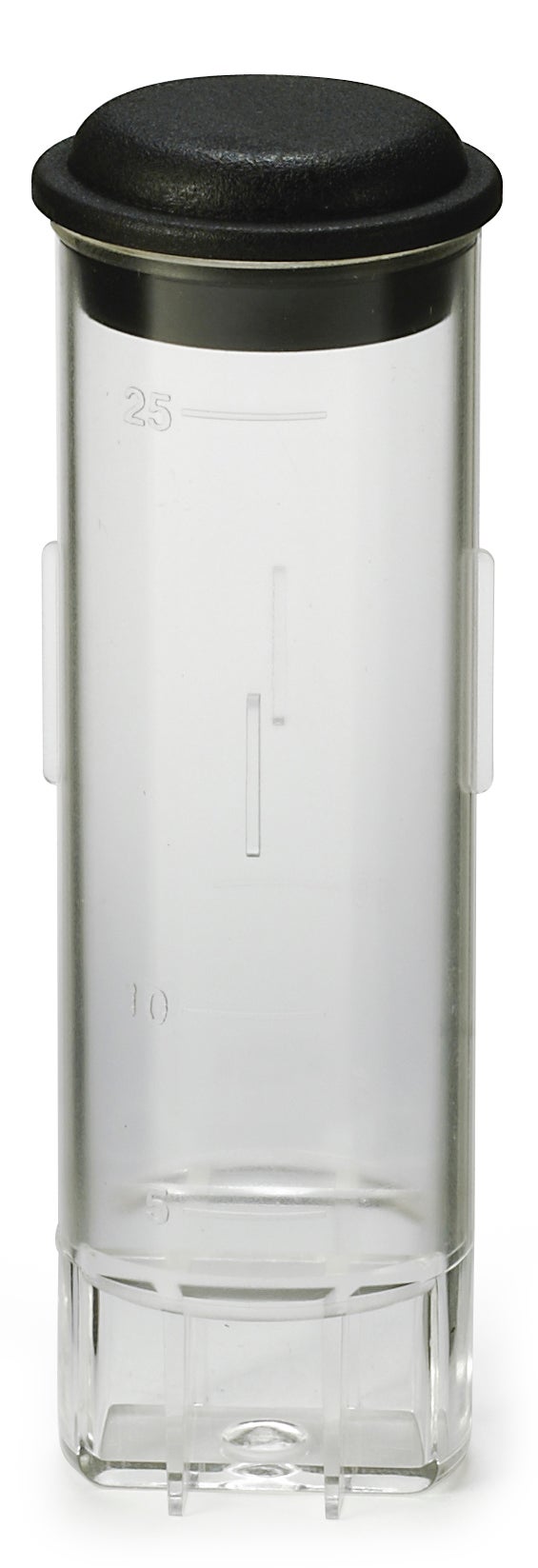 Sample cell 1 cm & 1 inch dual pathlength, round plastic, 1 pc, with ...