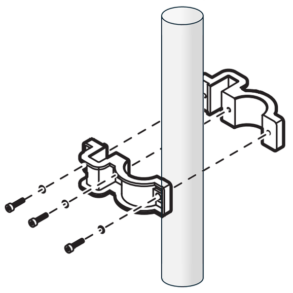 Bracket for pipes, Sonatax | Hach